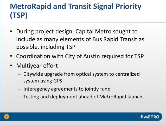 MetroRapid Transit Signal Priority—Using Technology to Improve Servic…