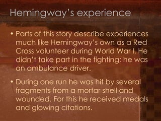 Hemingway's "In Another Country" | PPT