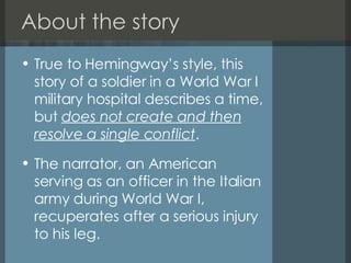 Hemingway's "In Another Country" | PPT