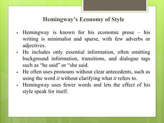 Hemingway style | PPT