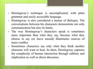 Hemingway style | PPT