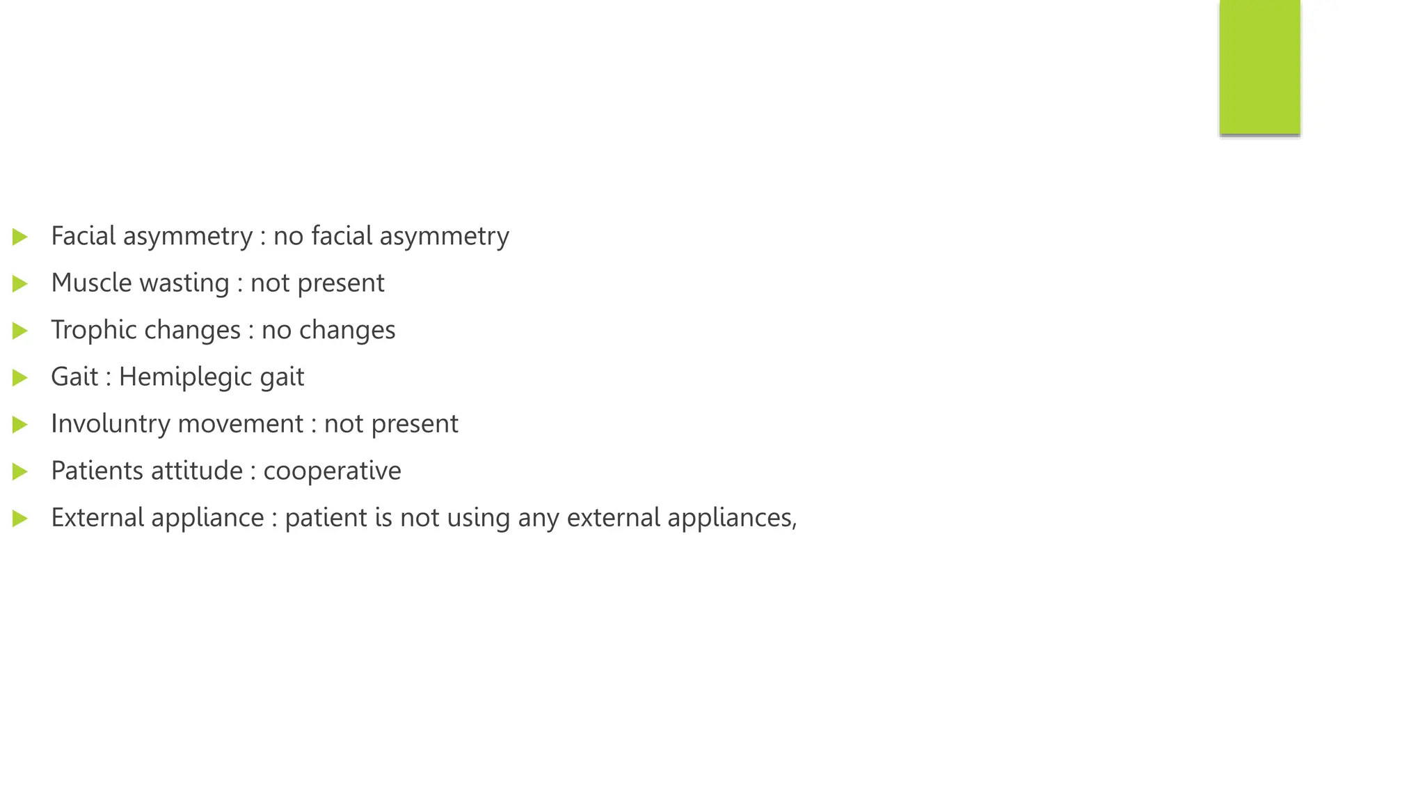 Hemiparesis - case presentation.pptx