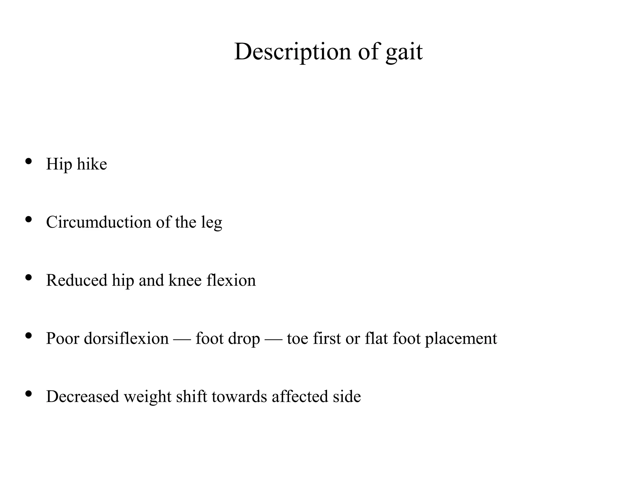 Hemiplegic gait | PPTX
