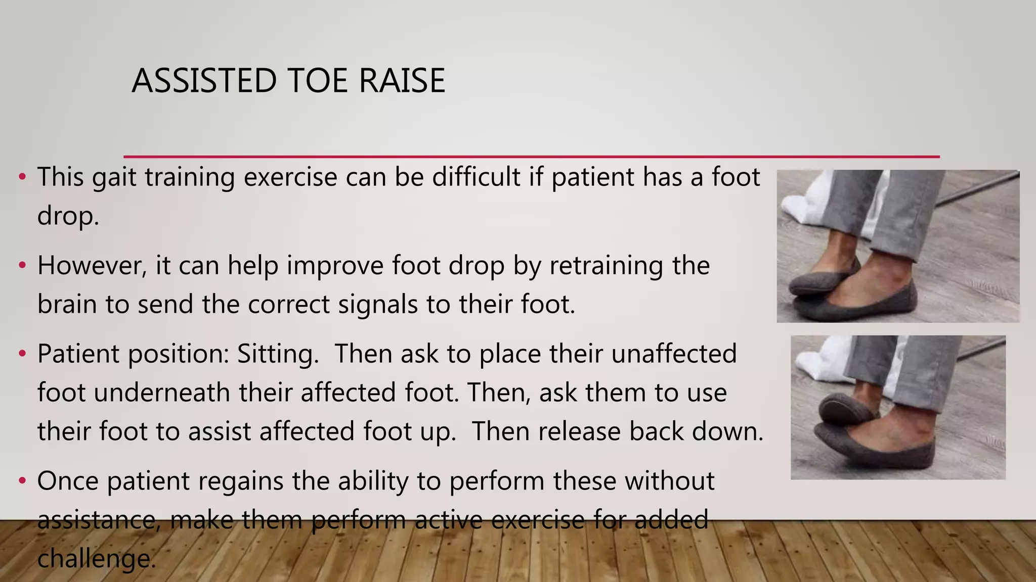Hemiplegic Gait Rehabilitation | PPTX