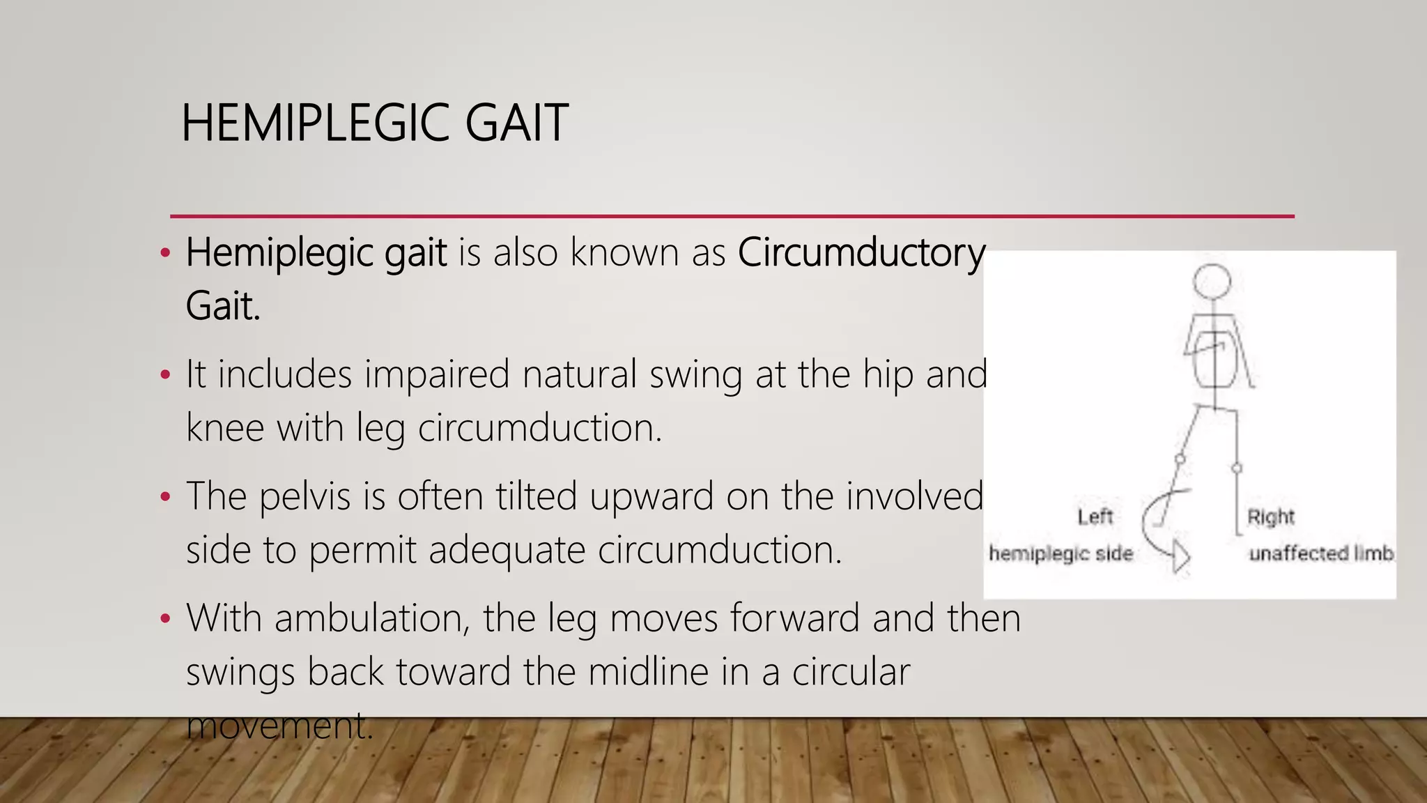Hemiplegic Gait Rehabilitation | PPTX