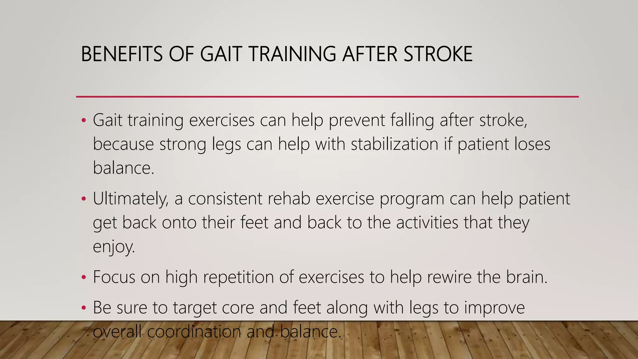 Hemiplegic Gait Rehabilitation | PPTX