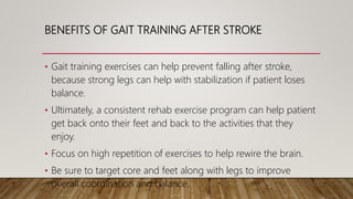 Hemiplegic Gait Rehabilitation | PPTX