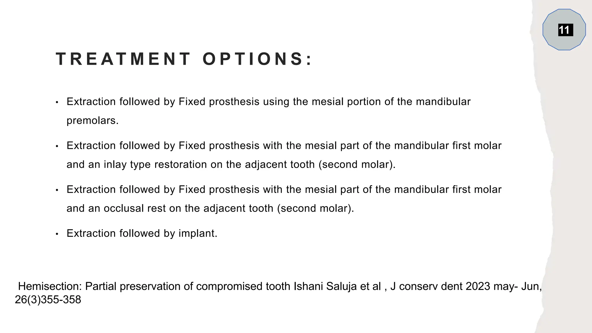 resection for conservation HEMISECTION.. | PPTX