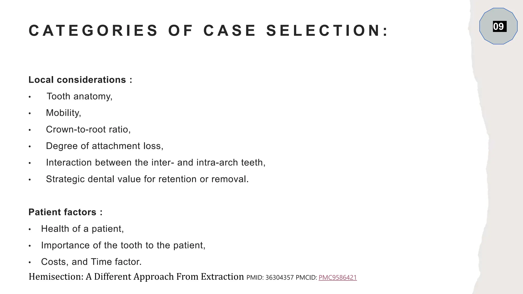resection for conservation HEMISECTION.. | PPTX