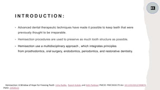 resection for conservation HEMISECTION.. | PPTX