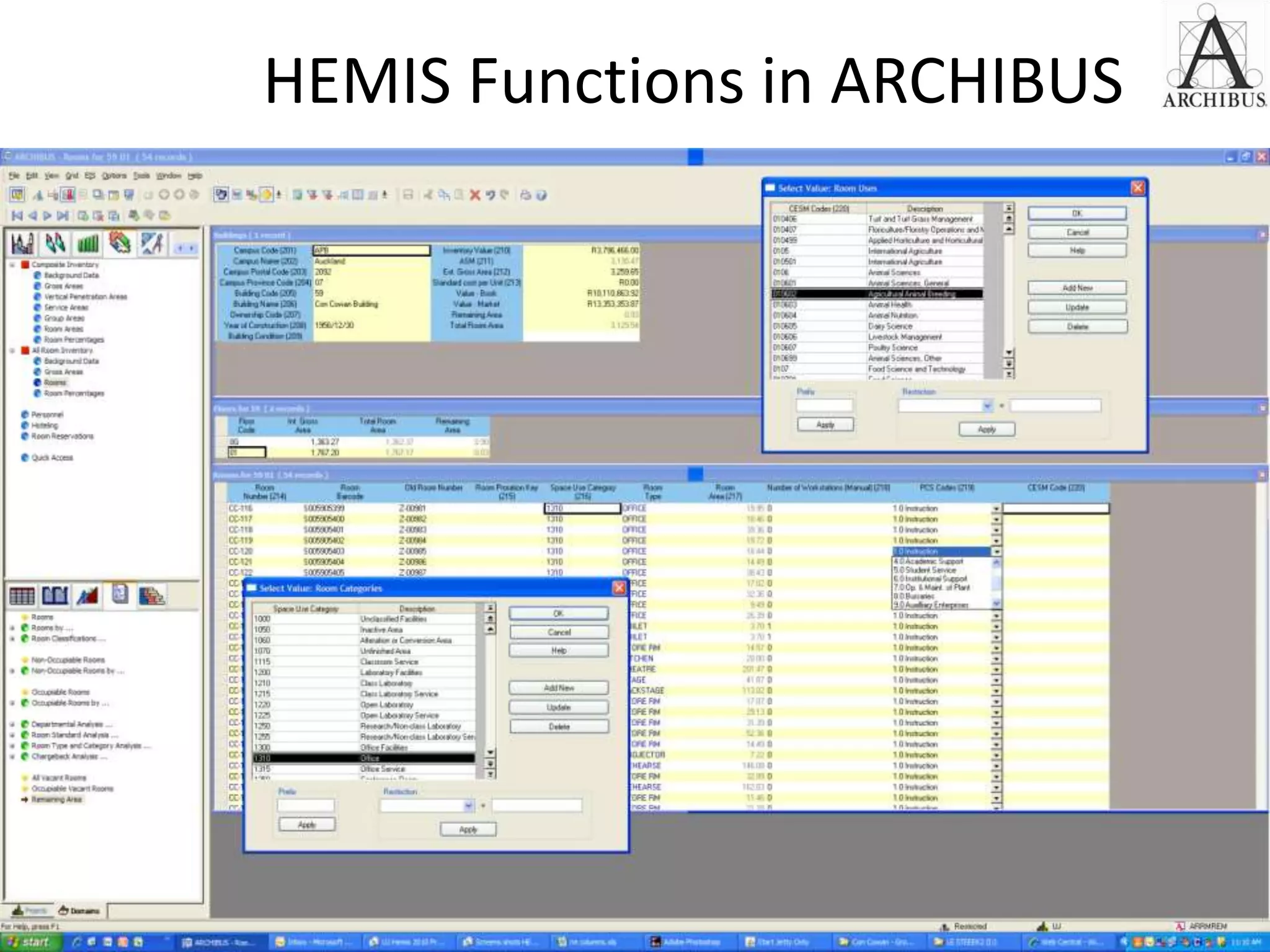 Space Management Overview - HEMIS | PPT
