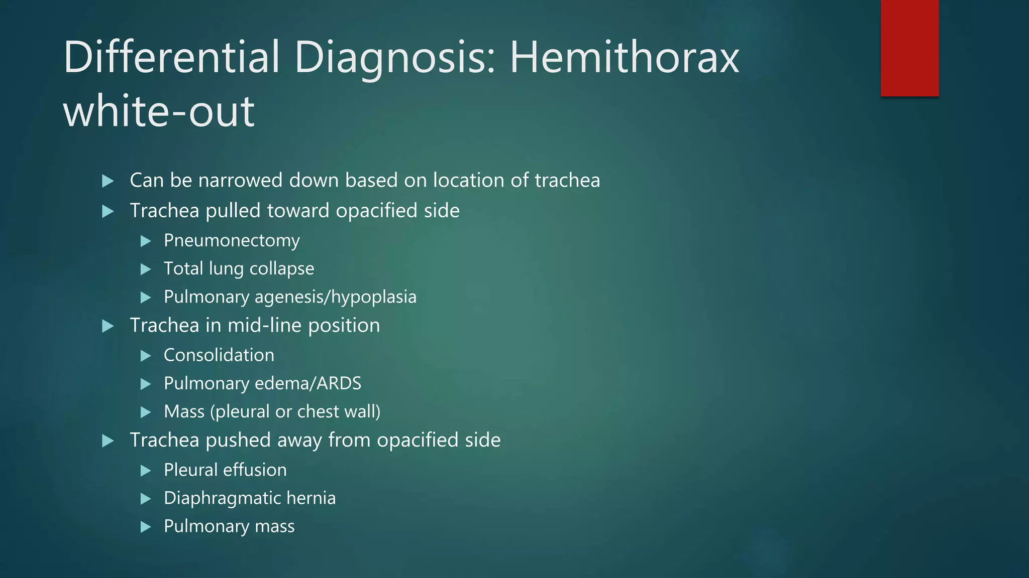 Hemithorax white out (1) | PPTX
