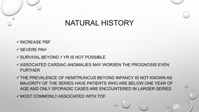 Hemitruncus | PPTX | Heart and Cardiovascular Diseases | Diseases and ...