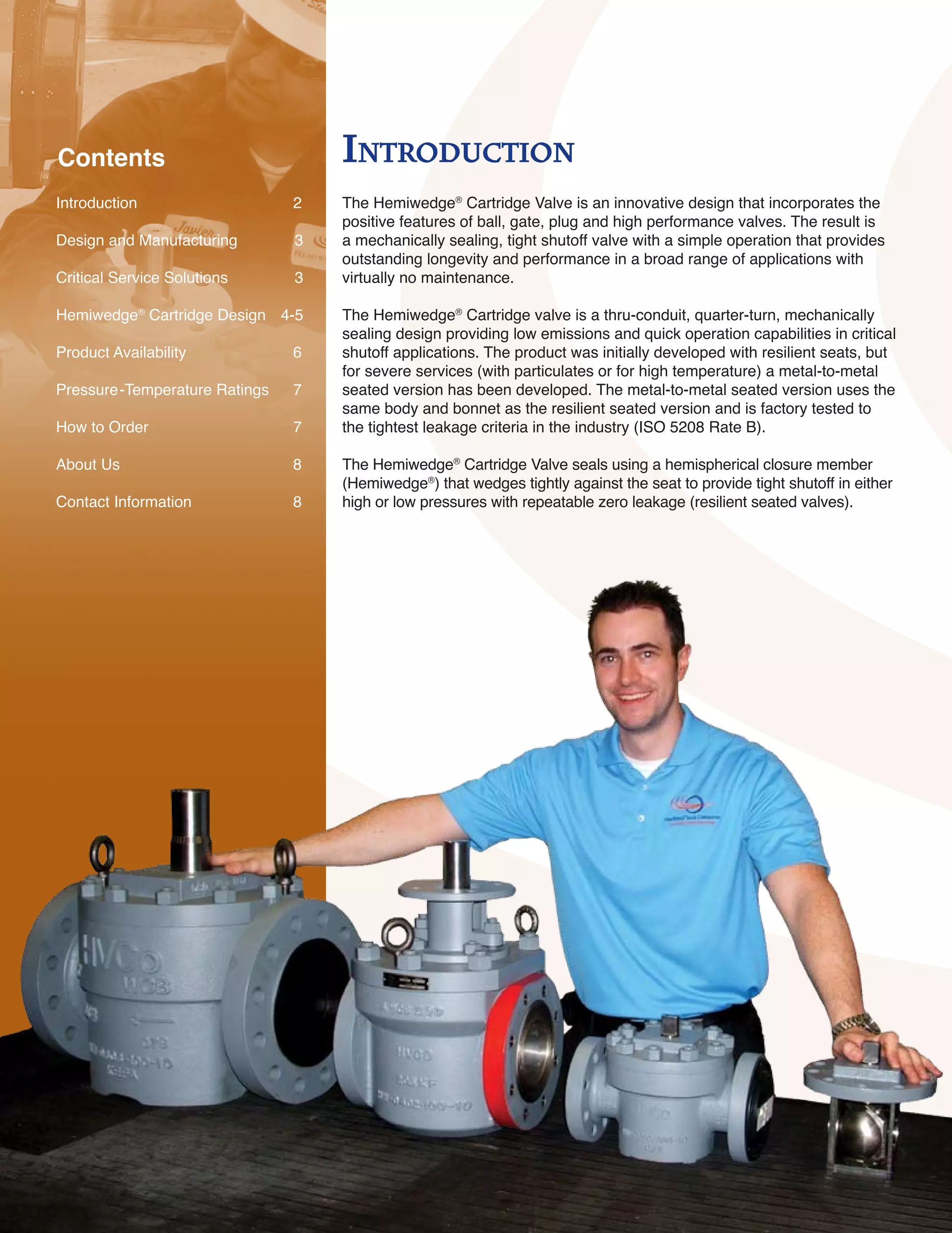 Hemiwedge Cartridge Valve | PDF