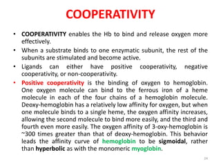 Hemoglobin and myoglobin | PPTX