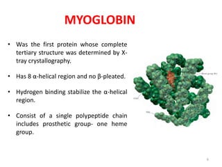 Hemoglobin and myoglobin | PPTX