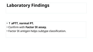 hemo and platelet disorder in hematology | PPTX