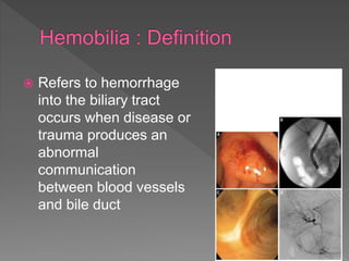 Hemobilia | PPT