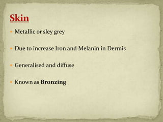 Hemochromatosis | PPTX