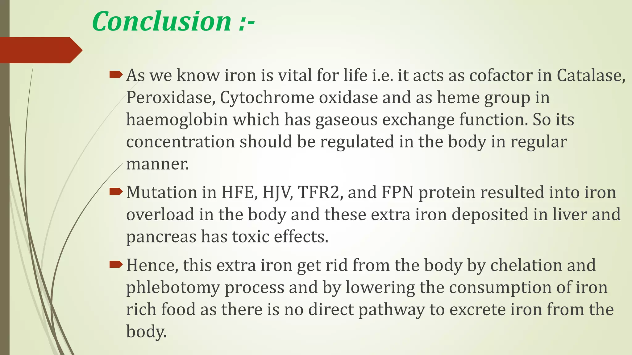 Hemochromatosis | PPTX