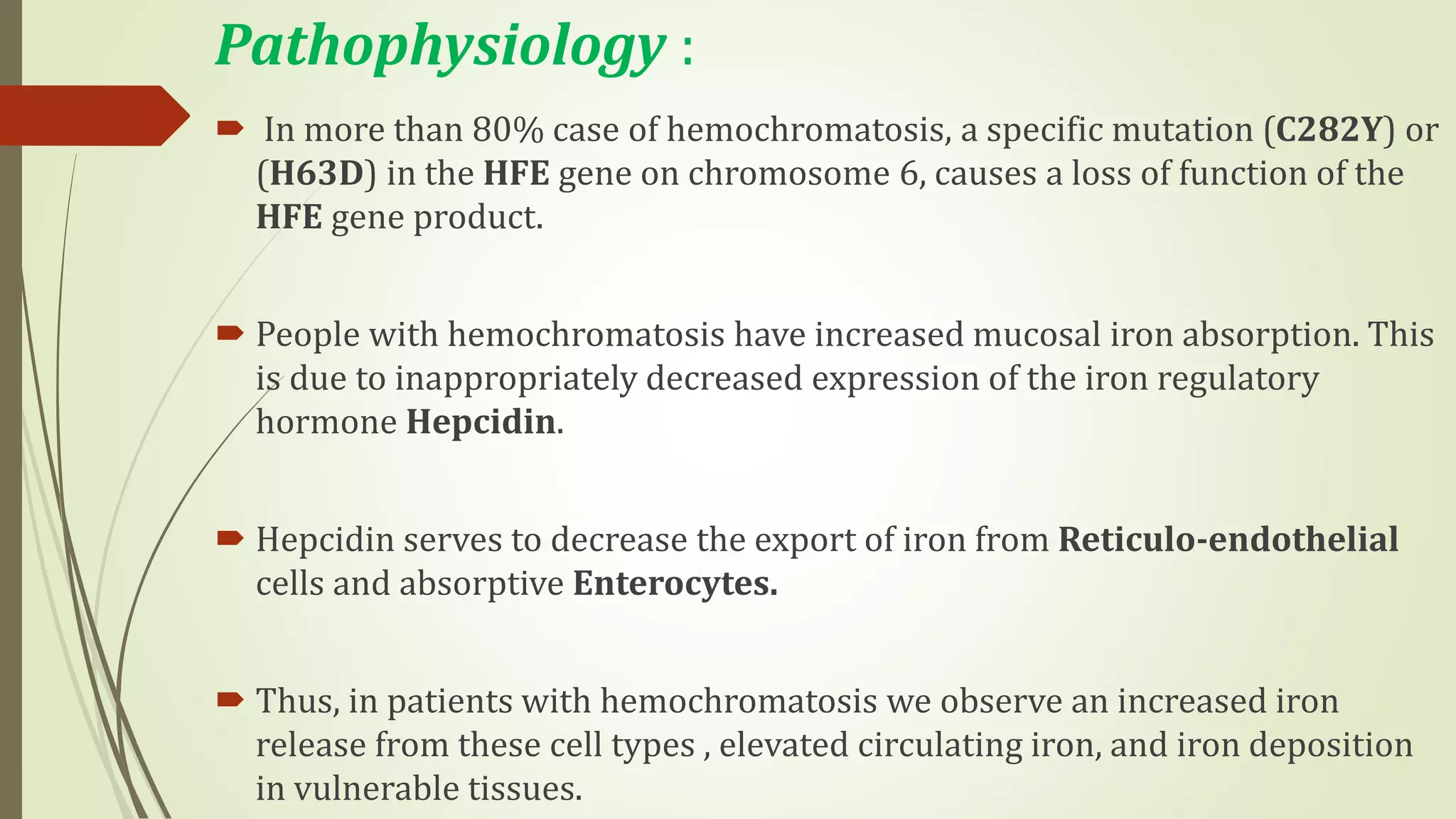 Hemochromatosis | PPTX