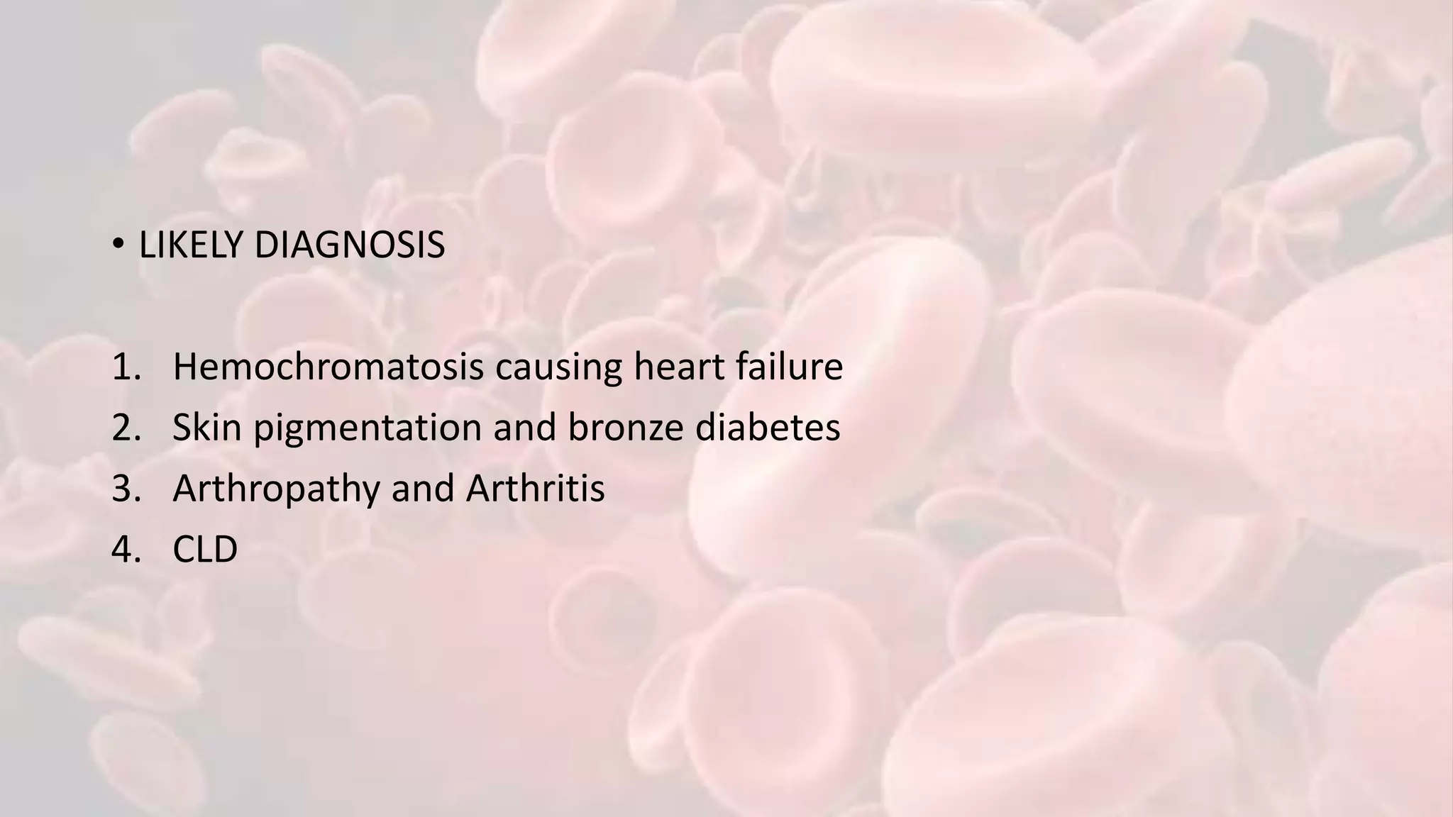 Hemochromatosis and wilsons | PPTX