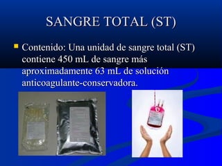 Hemocomponentes | PPT