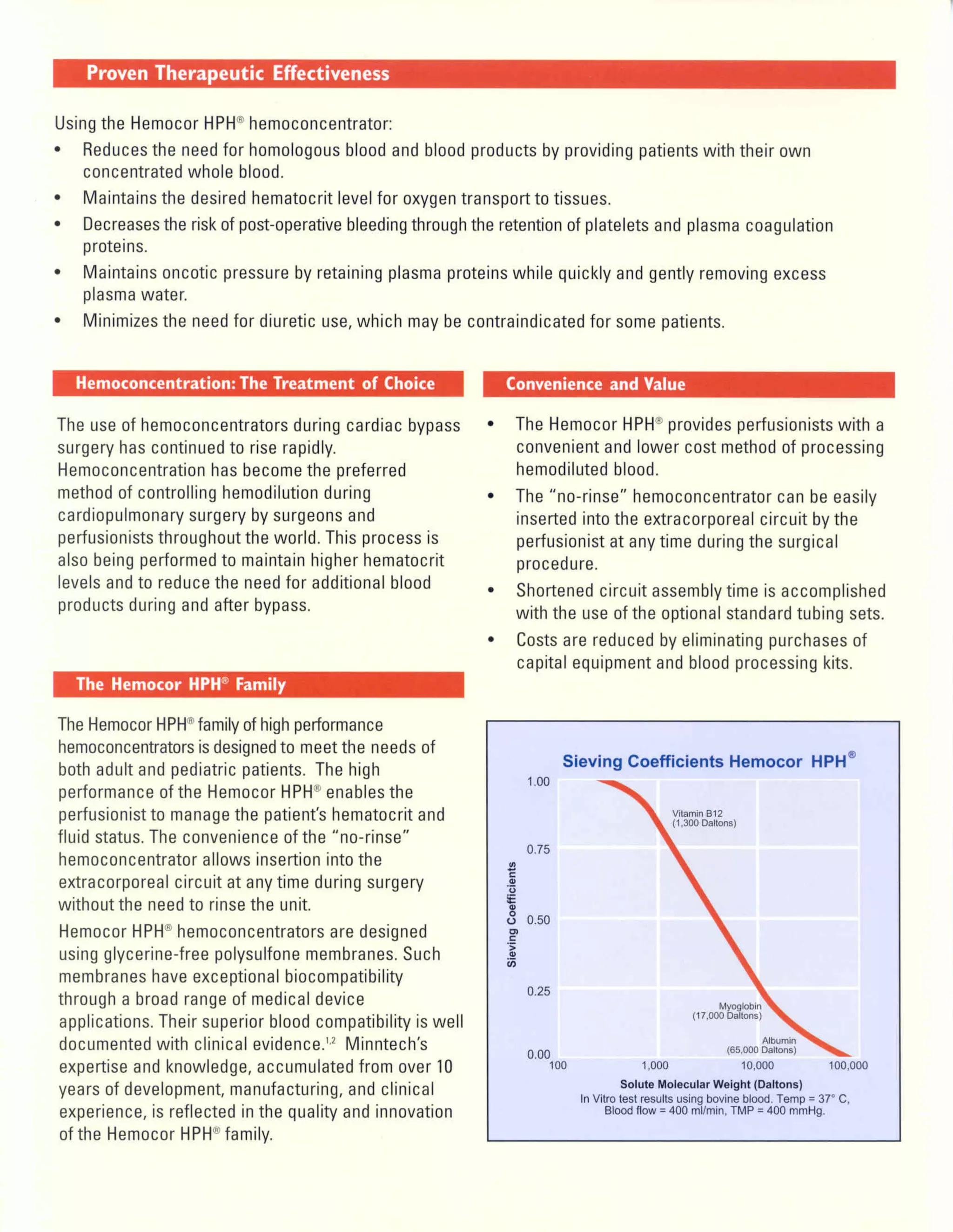 Hemocor brochure1 | PDF