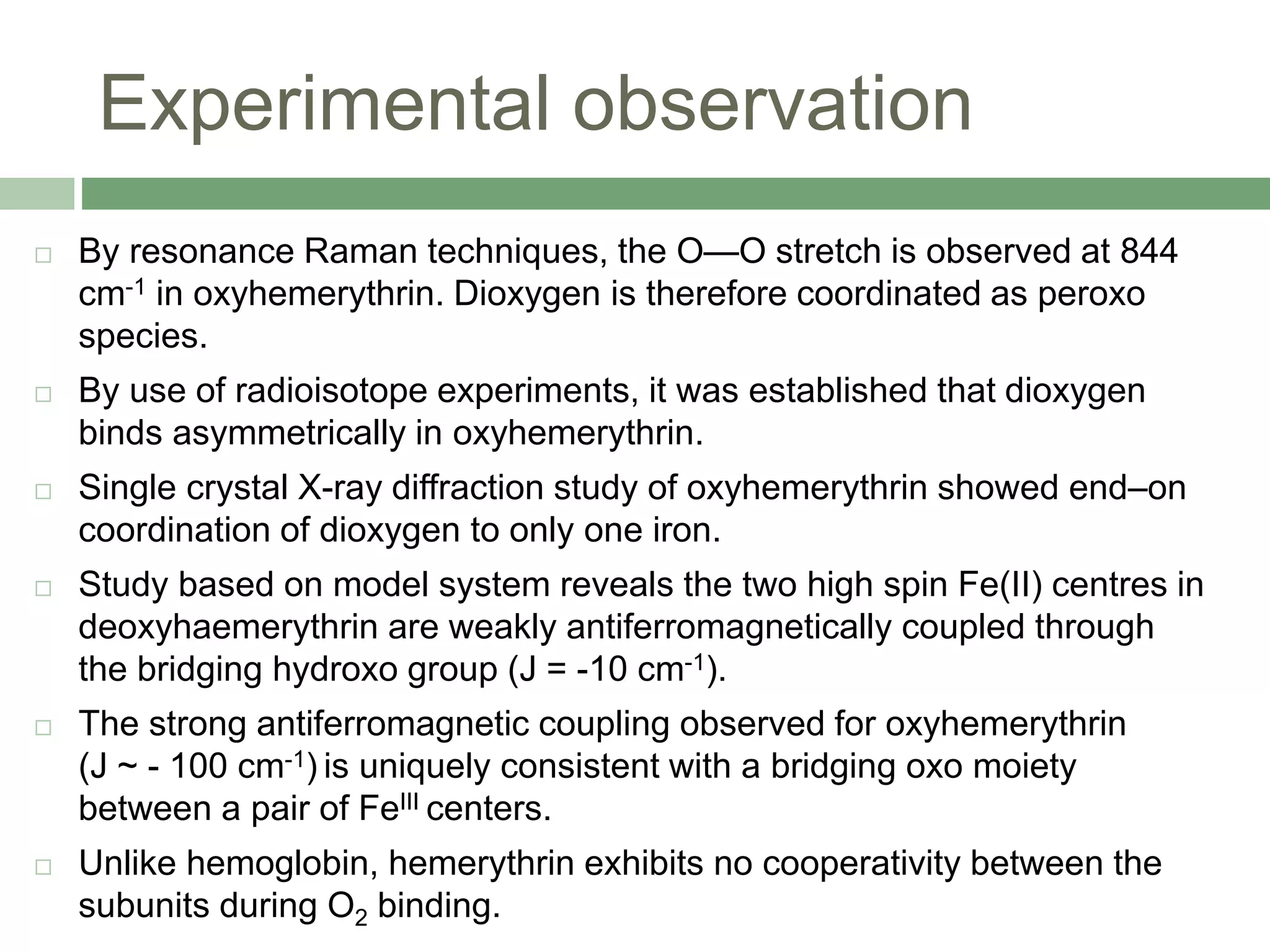 Hemocyanin and Hemerythrin | PPTX