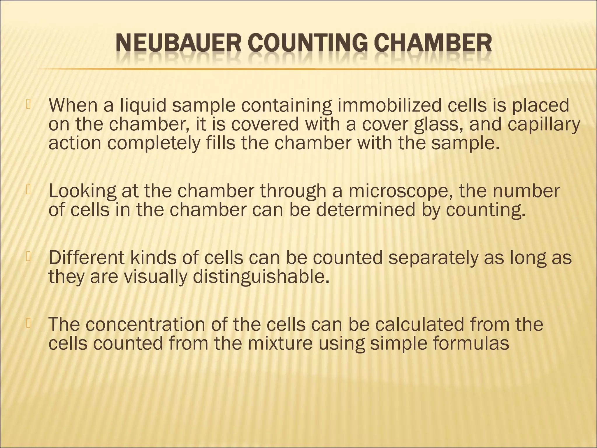 Hemocytometer manual cell counting (1) | PPT
