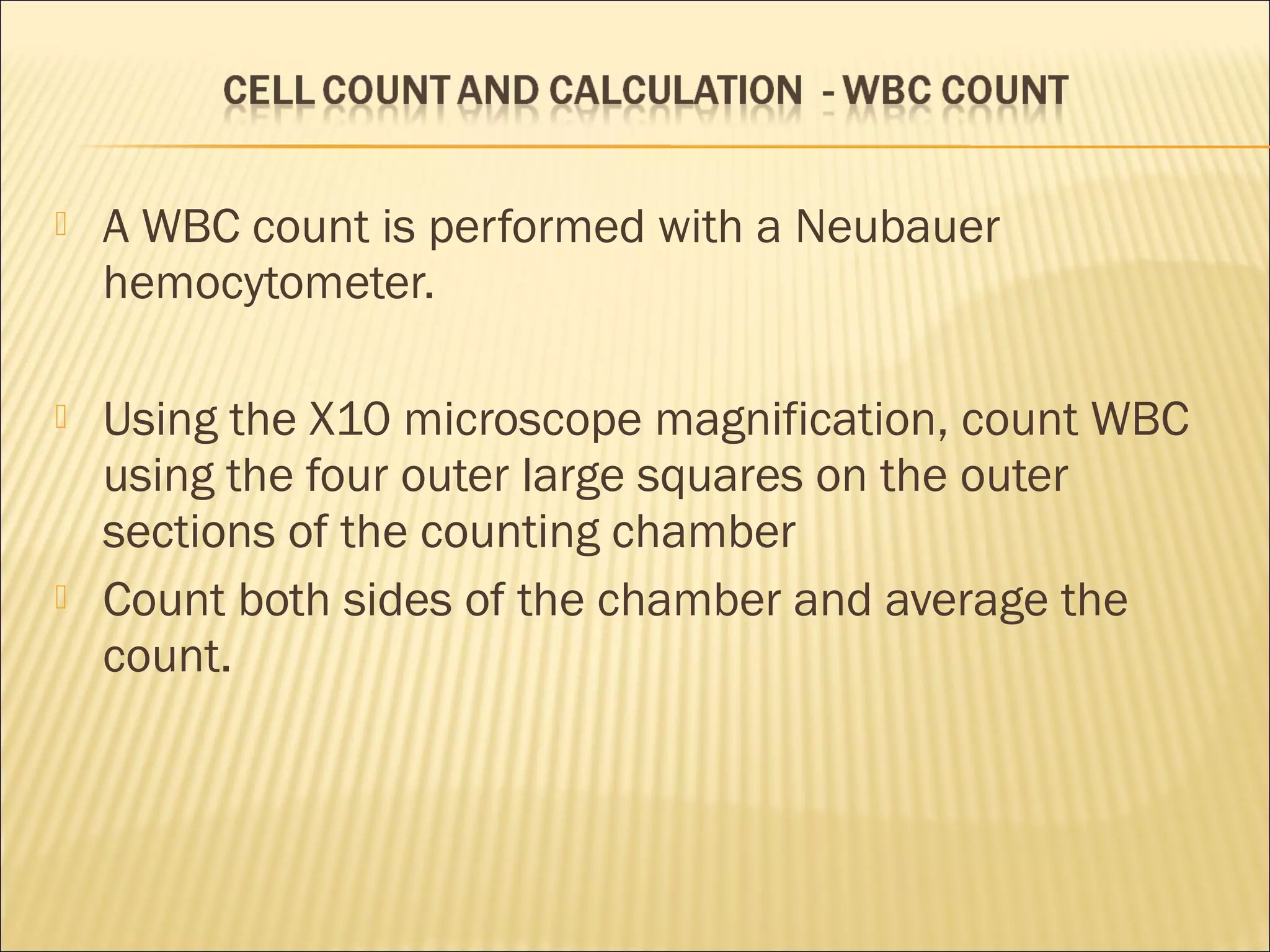 Hemocytometer manual cell counting (1) | PPT