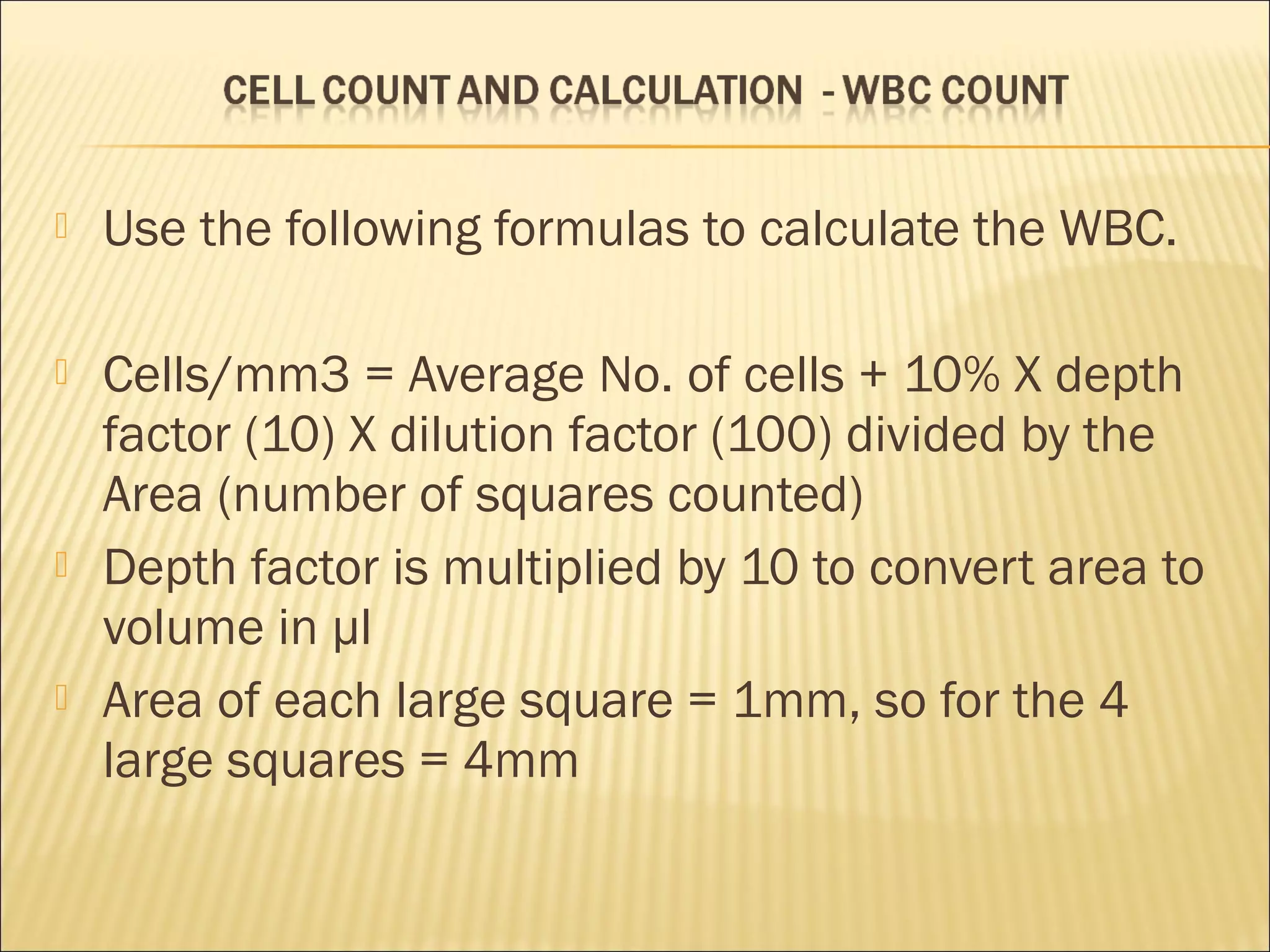 Hemocytometer manual cell counting (1) | PPT