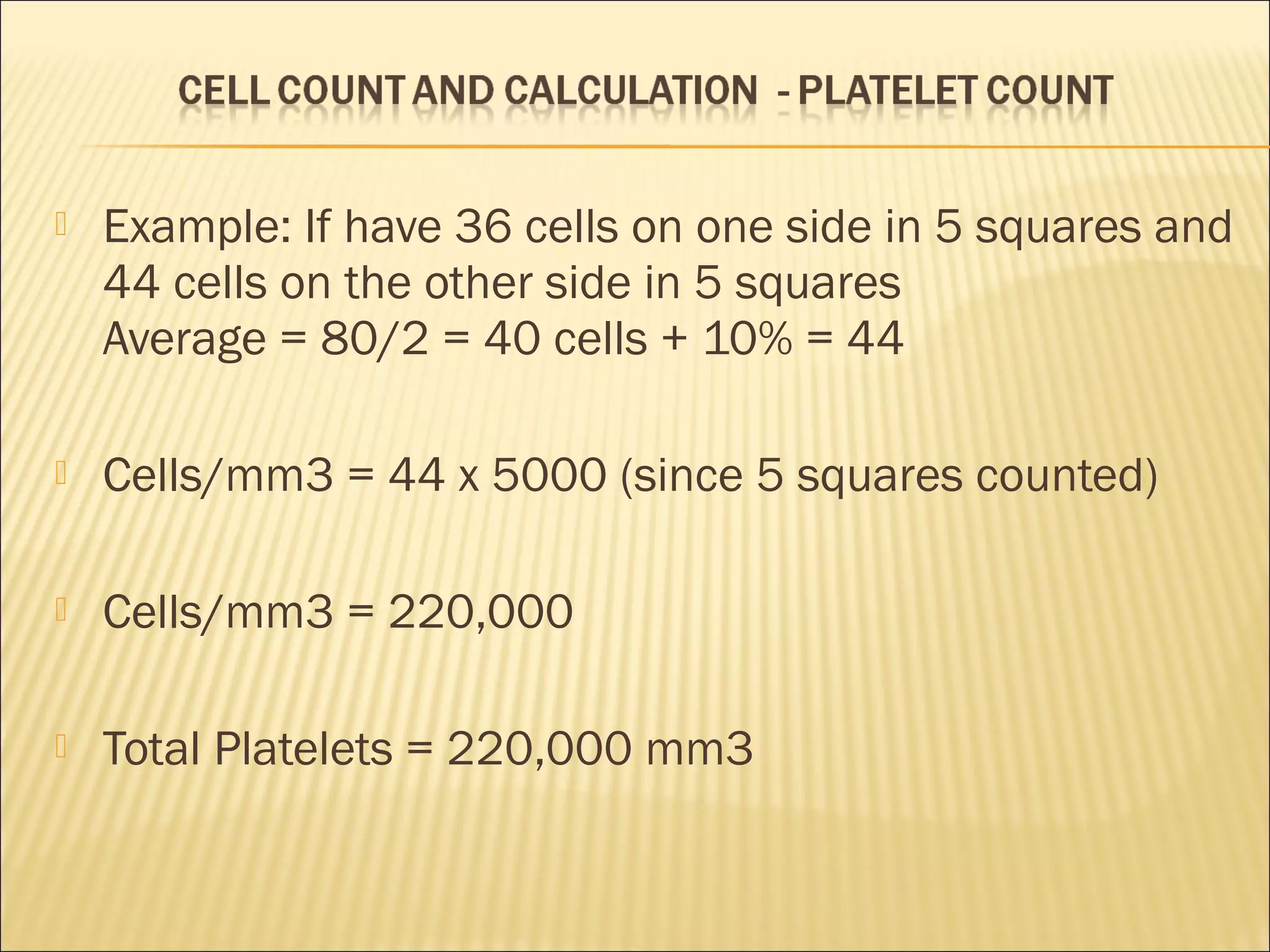 Hemocytometer manual cell counting (1) | PPT