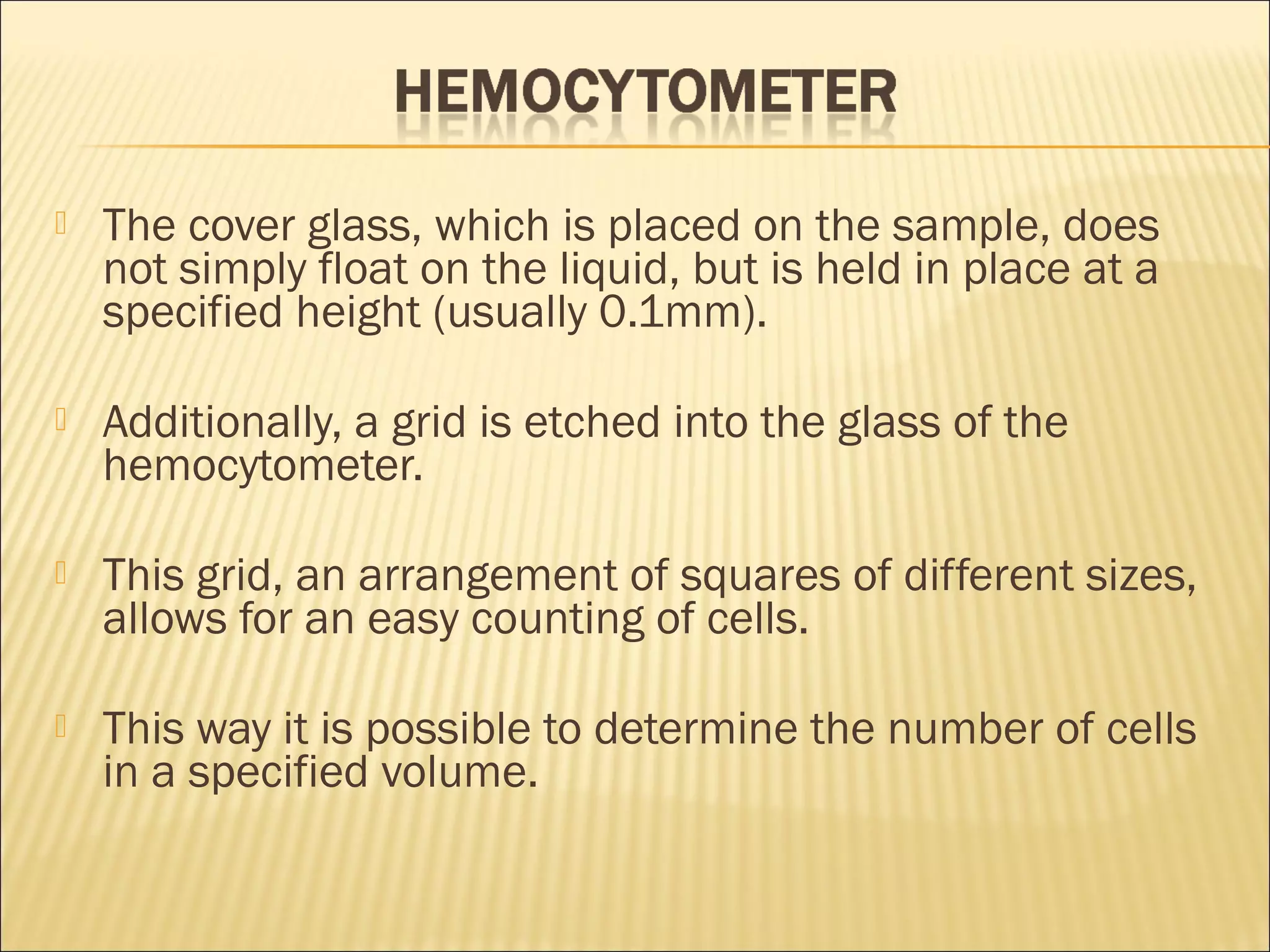 Hemocytometer manual cell counting (1) | PPT