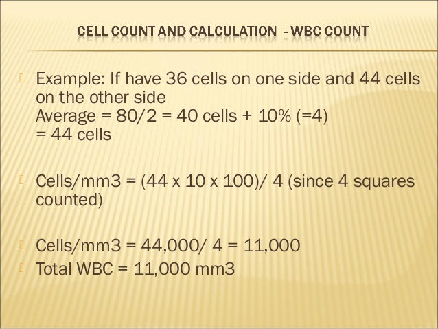 Hemocytometer Manual Cell Counting 1