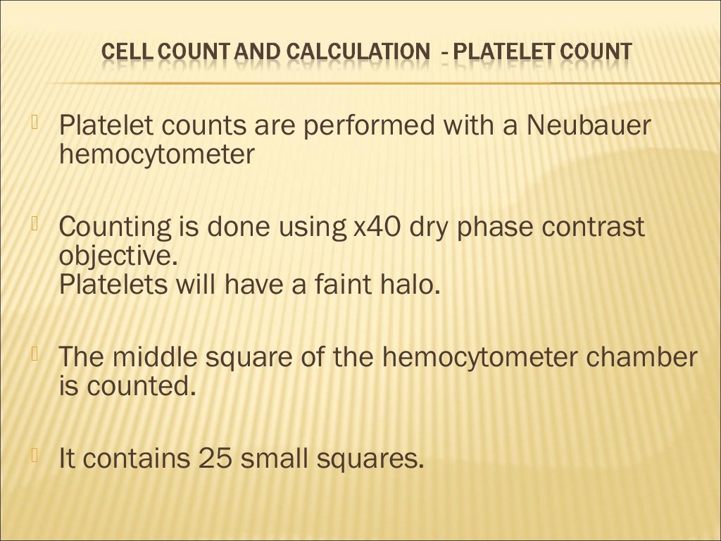 Hemocytometer Manual Cell Counting 1
