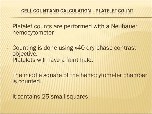 Hemocytometer Manual Cell Counting 1