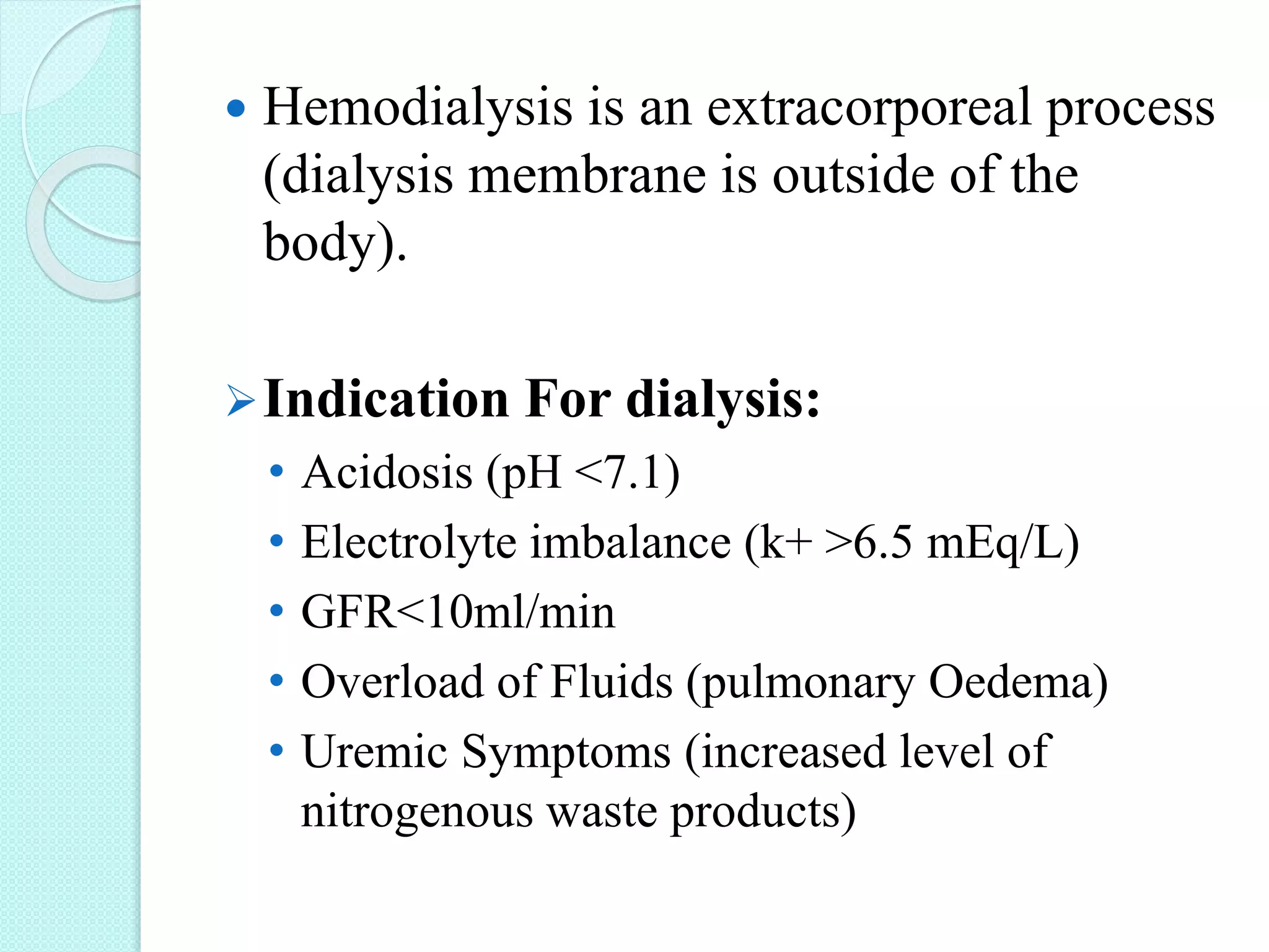 Hemodialysis | PPTX