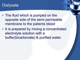Hemodialysis and care of patients. | PPTX