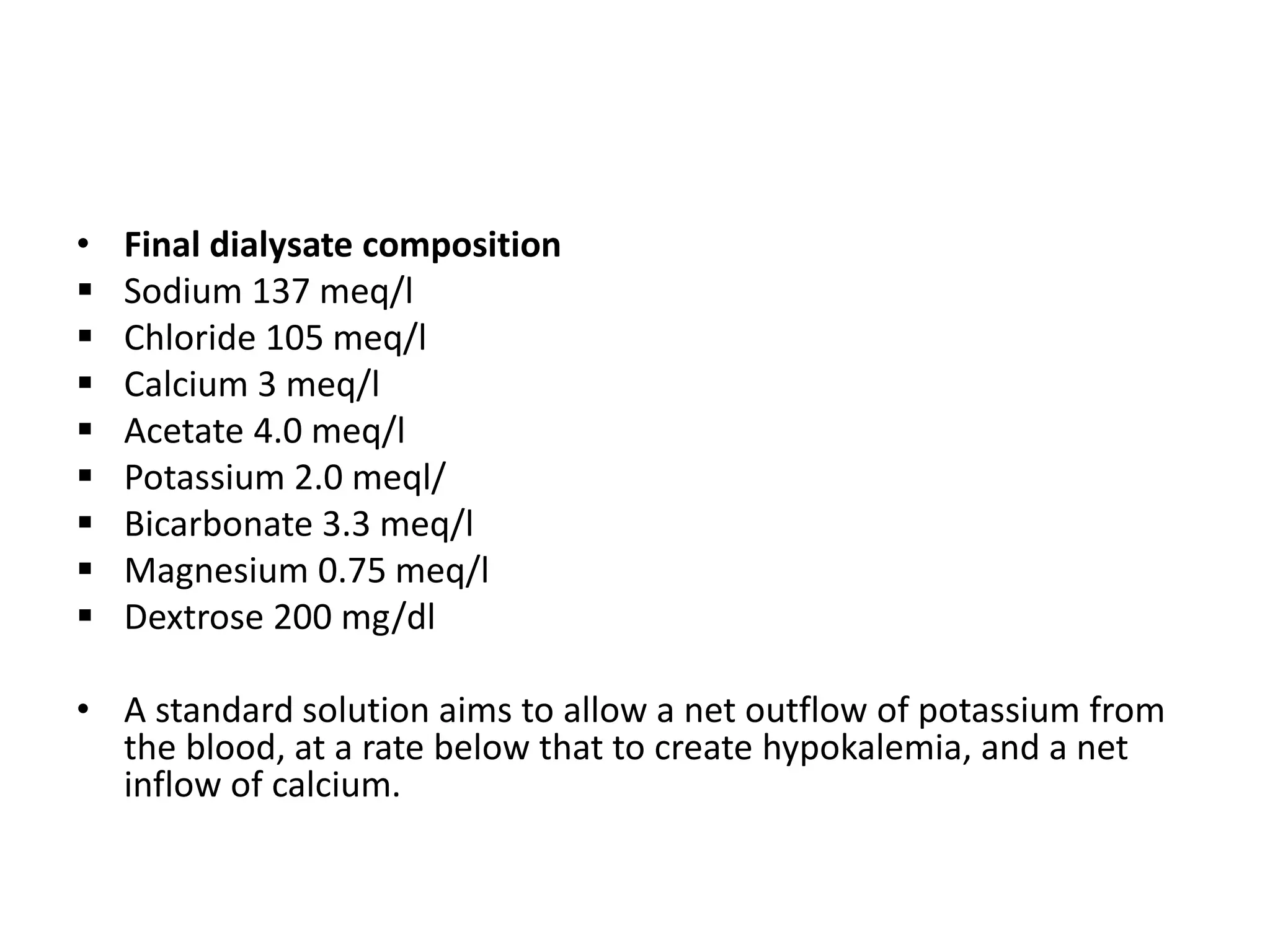 Hemodialysis: management of chronic kidney disease | PPTX