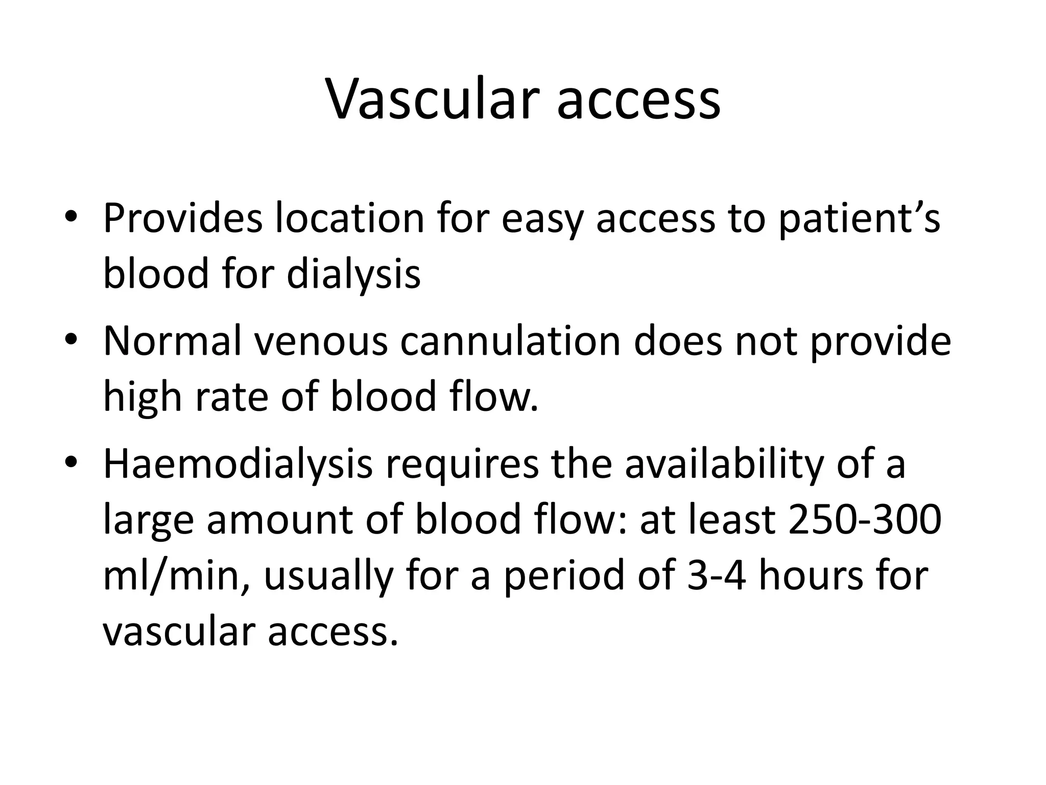 Hemodialysis: management of chronic kidney disease | PPTX