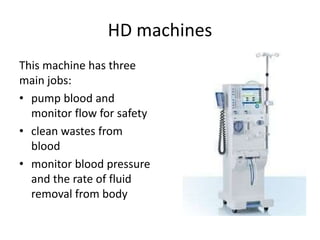 Hemodialysis: management of chronic kidney disease | PPTX