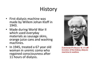 Hemodialysis: management of chronic kidney disease | PPTX