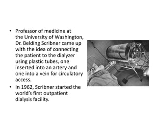 Hemodialysis: management of chronic kidney disease | PPTX