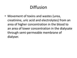 Hemodialysis: management of chronic kidney disease | PPTX