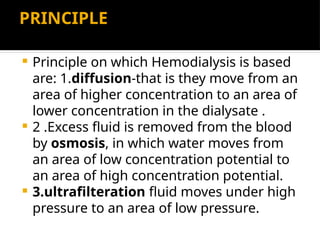 Hemodialysis:Nursing Care and Management | PPTX