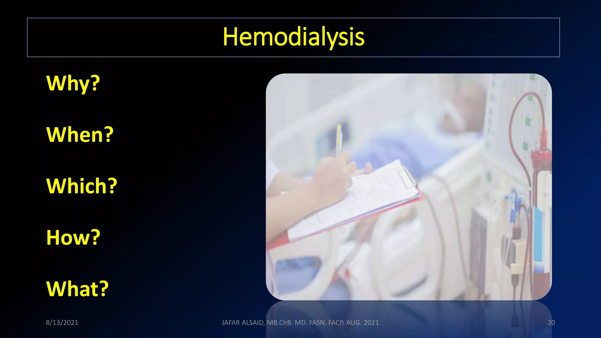 Hemodialysis orders part 1 | PPTX