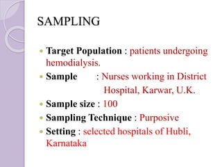 Hemodialysis paper presentation | PPTX