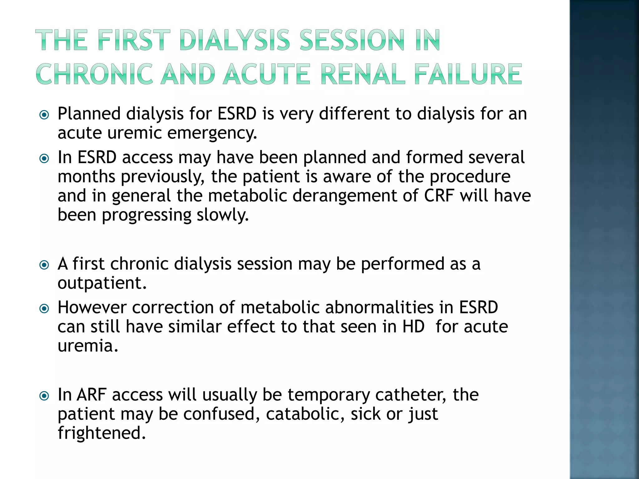 Hemodialysis procedure | PPTX