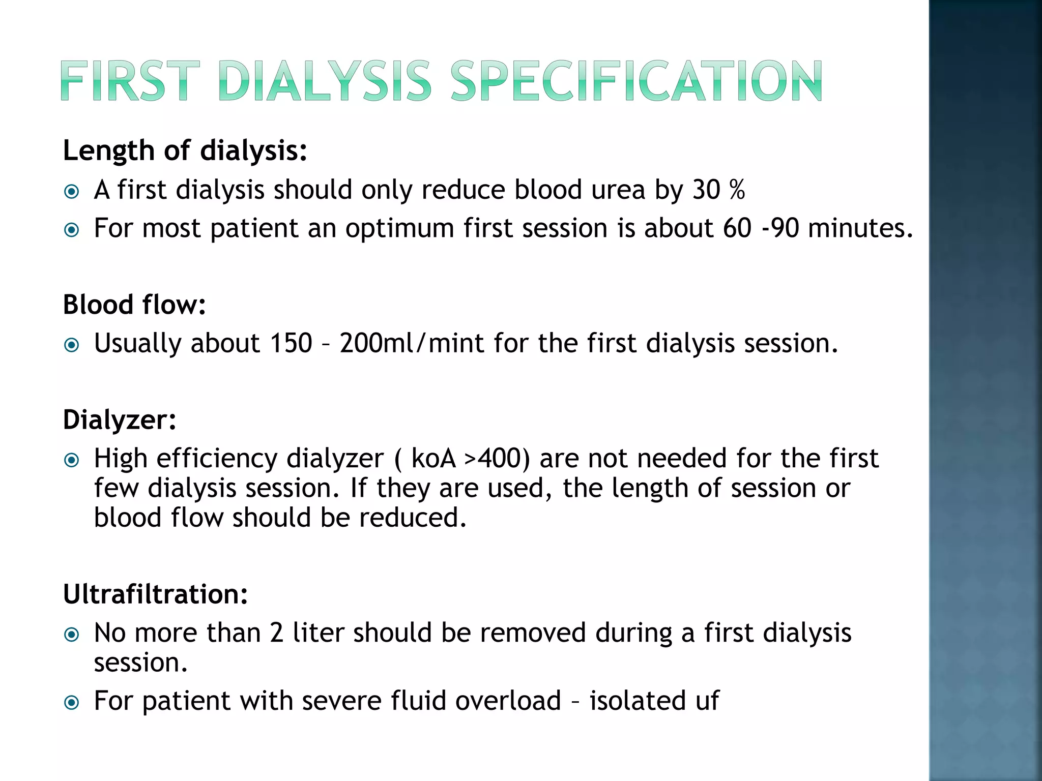 Hemodialysis procedure | PPTX
